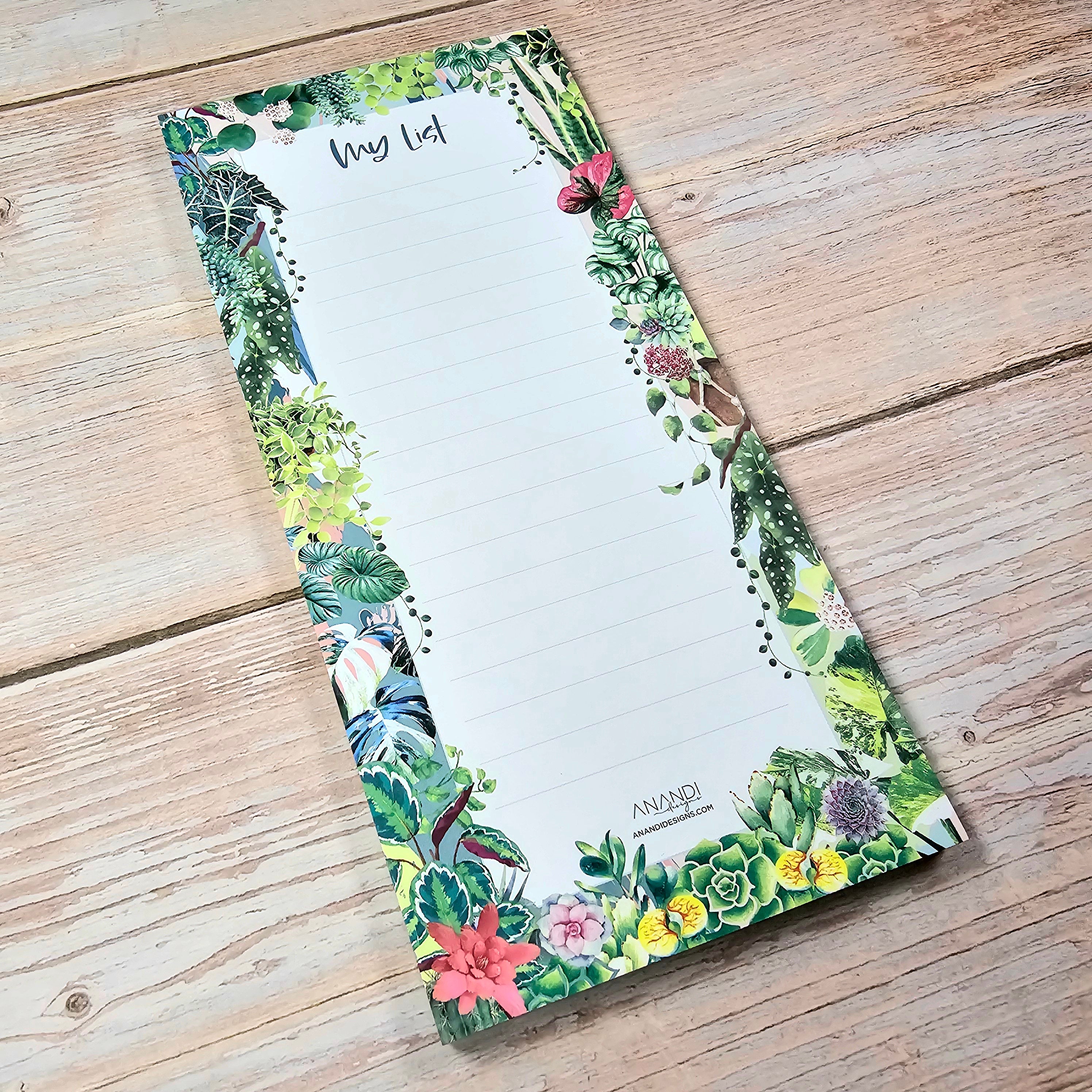 Plant Lovers Magnetic Houseplants Notepad – My Plantasy