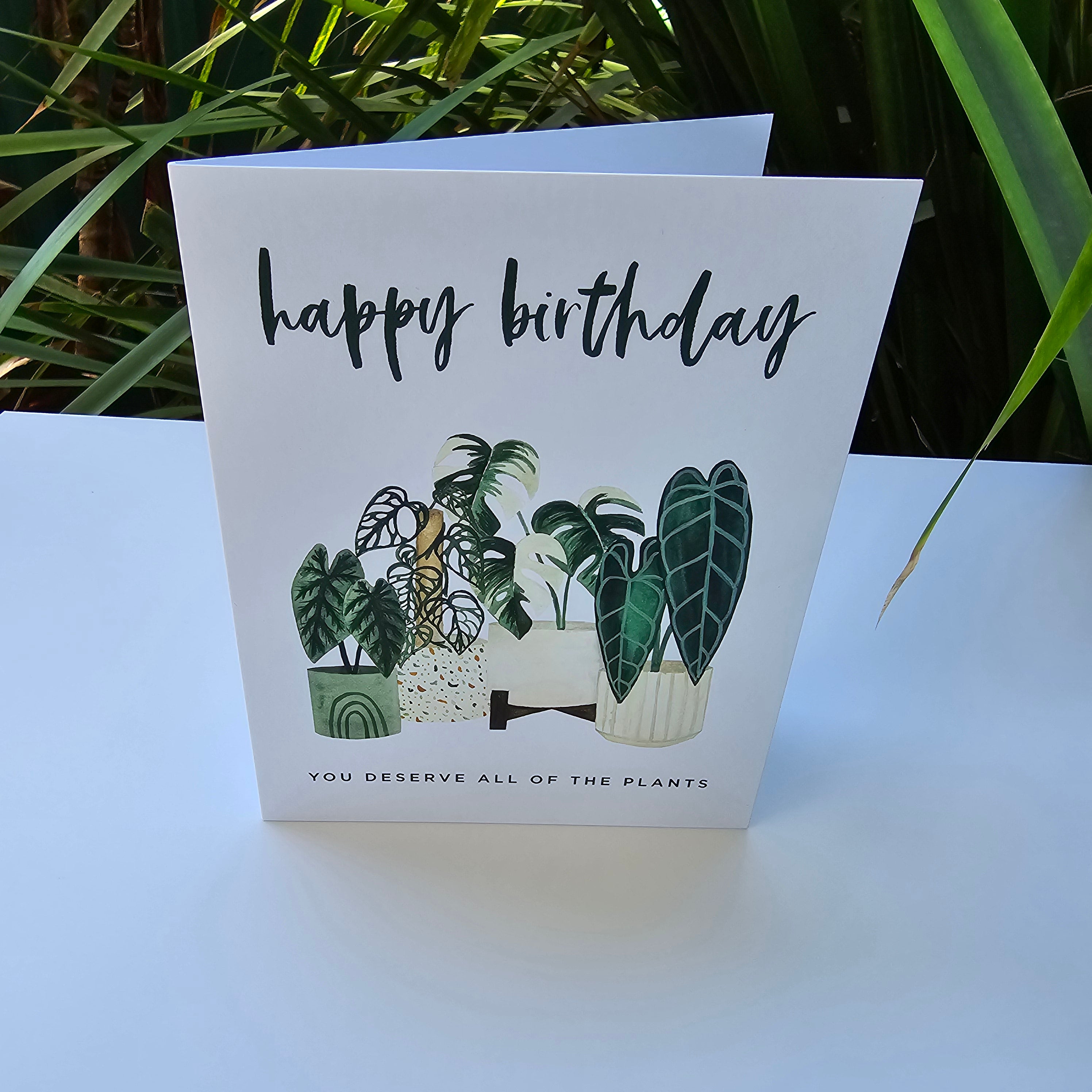 All The Plants Birthday Greeting Card – My Plantasy